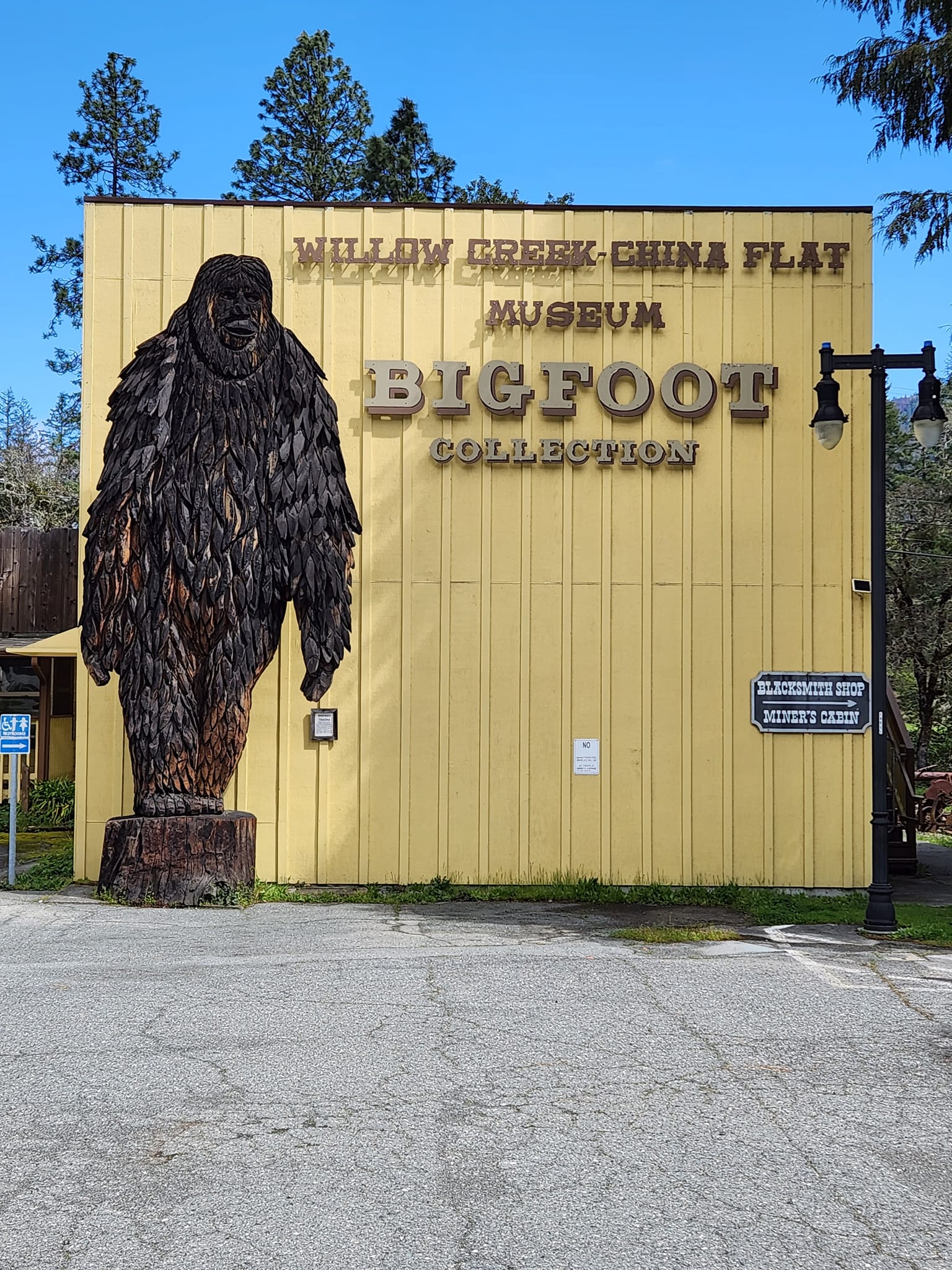 The willow creek bigfoot museum – ALIEN BLUE BOOK